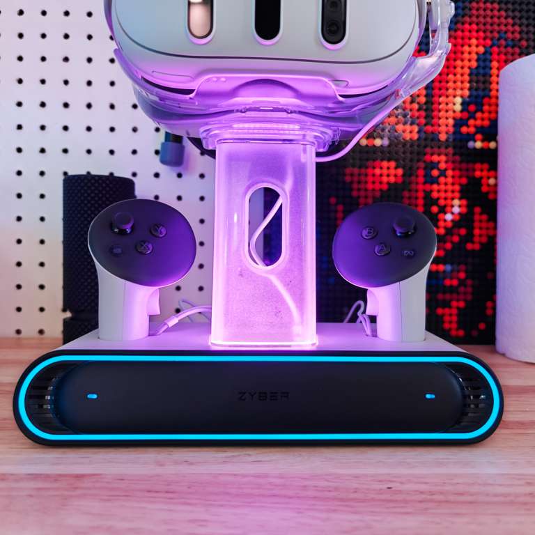 ZyberVR Quest 3 Sky Tower Charging Dock review - a convenient charging ...
