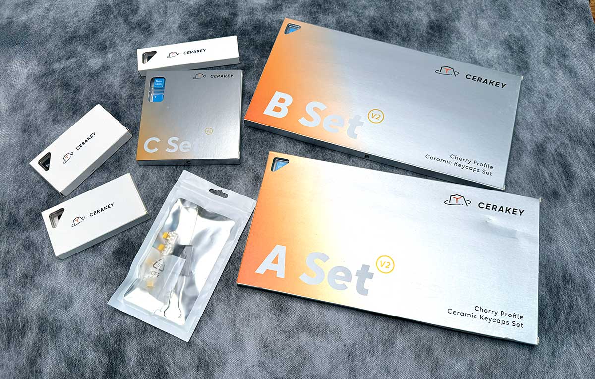 Cerakey ceramic keycap set review - Slick look, thock sound - The Gadgeteer