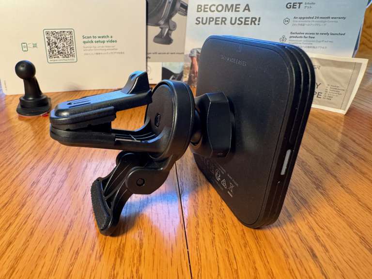 ESR Qi2 Halolock MagSafe wireless car charger review – fast charging ...