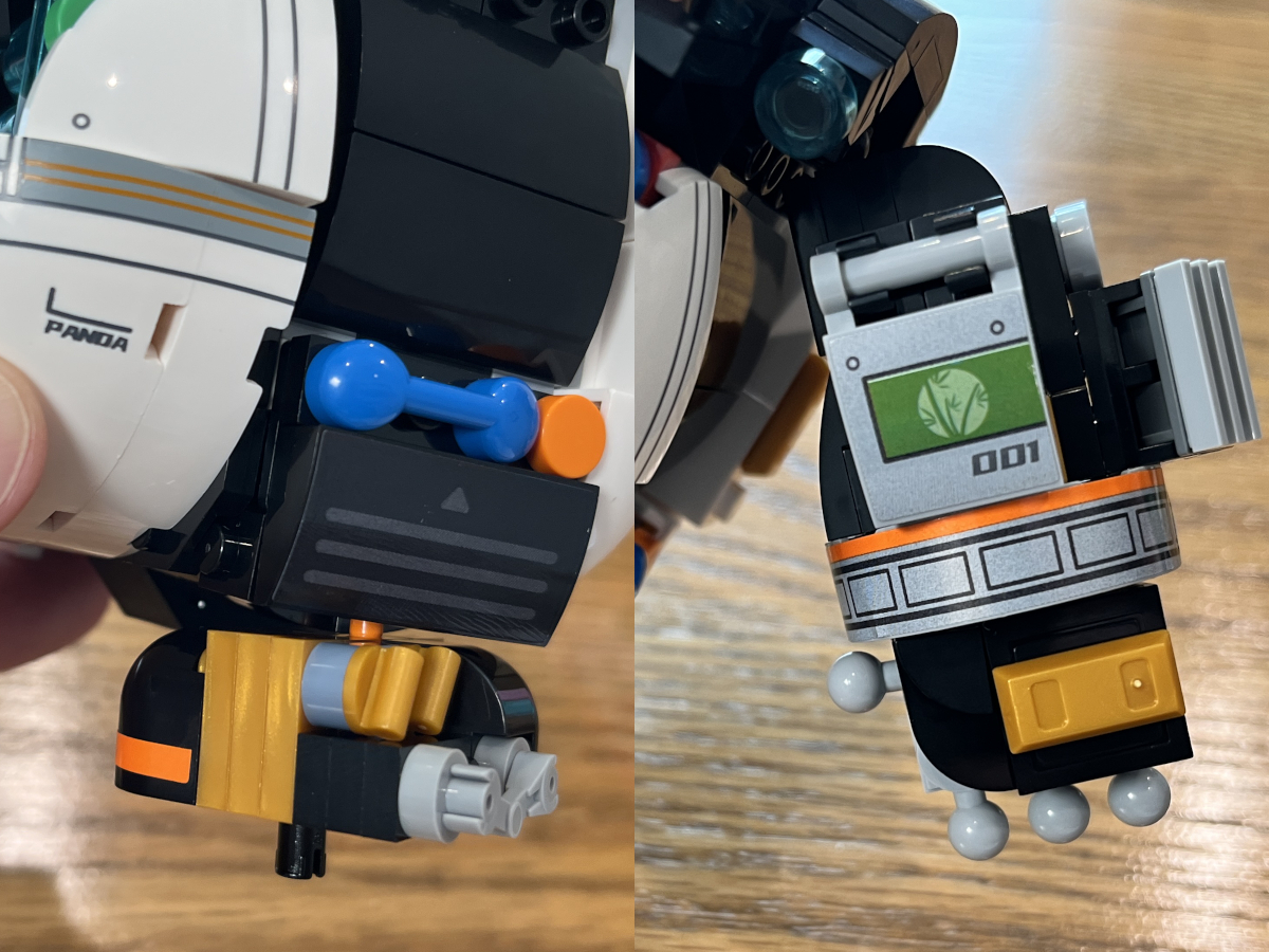 JMBricklayer Space Astronaut Panda Building Block Set review - Pandas ...