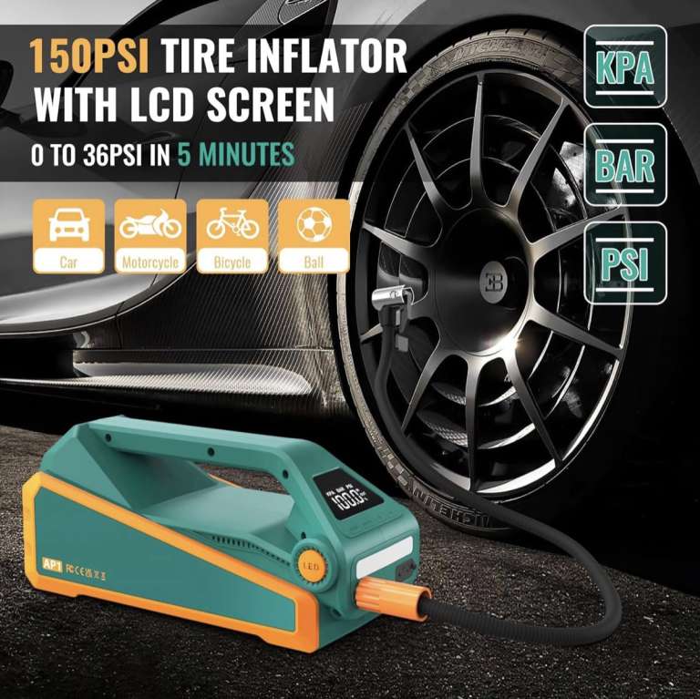 NEXPOW has a new AP1 jump starter with air compressor - The Gadgeteer