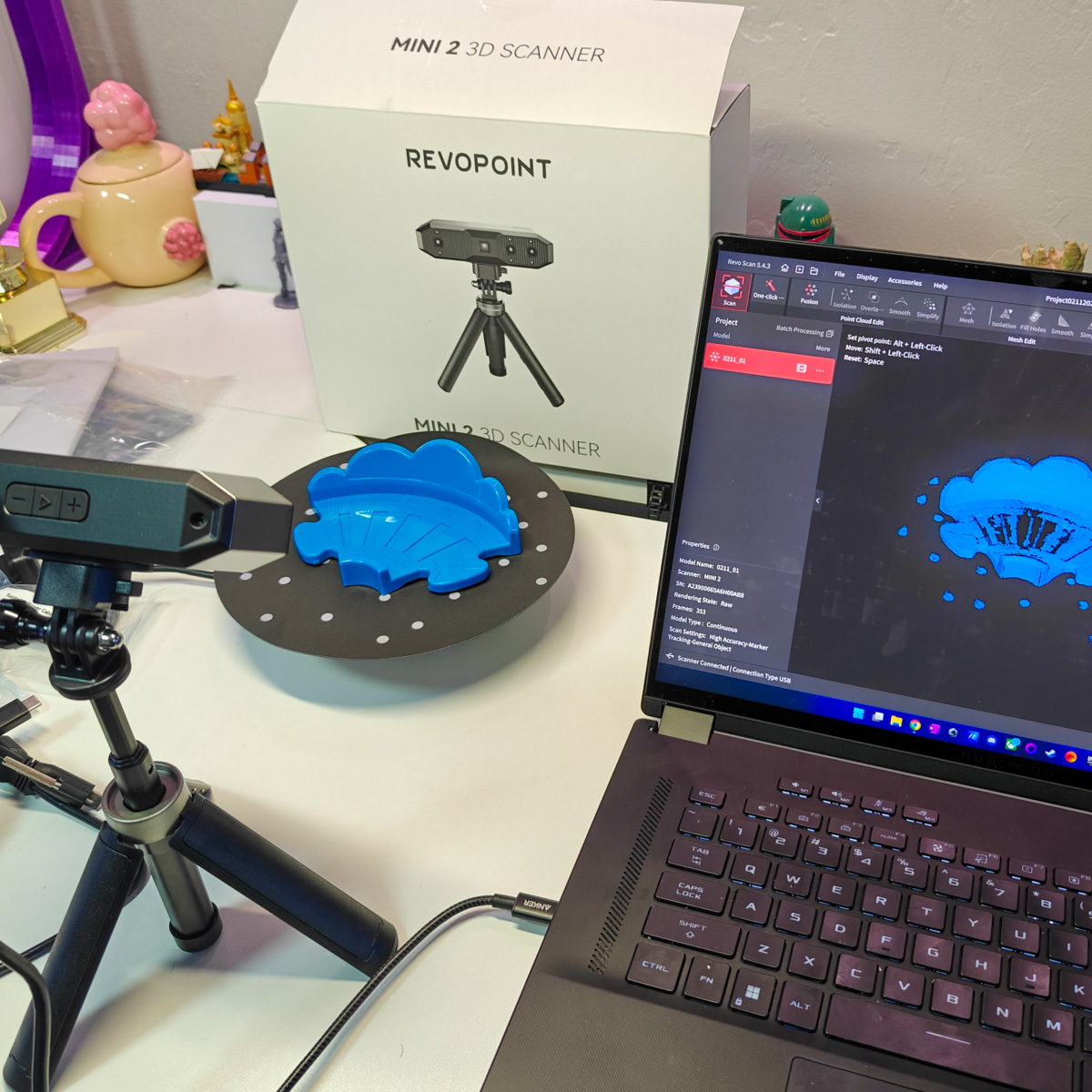 REVOPOINT Mini 2 3D scanner review - copy and paste IRL! - The Gadgeteer