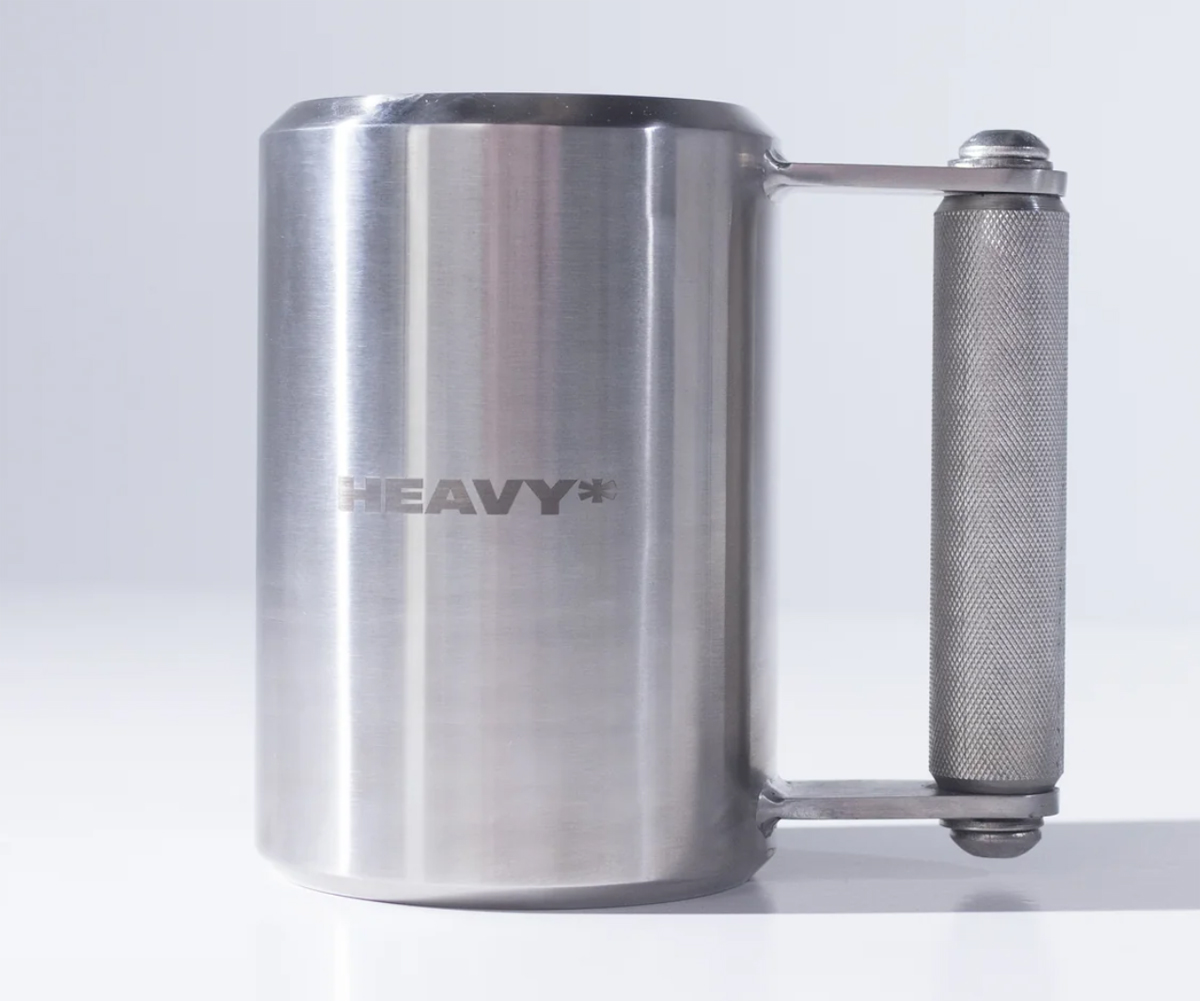 The Heavy Cup - for those times when you need curls with your coffee ...