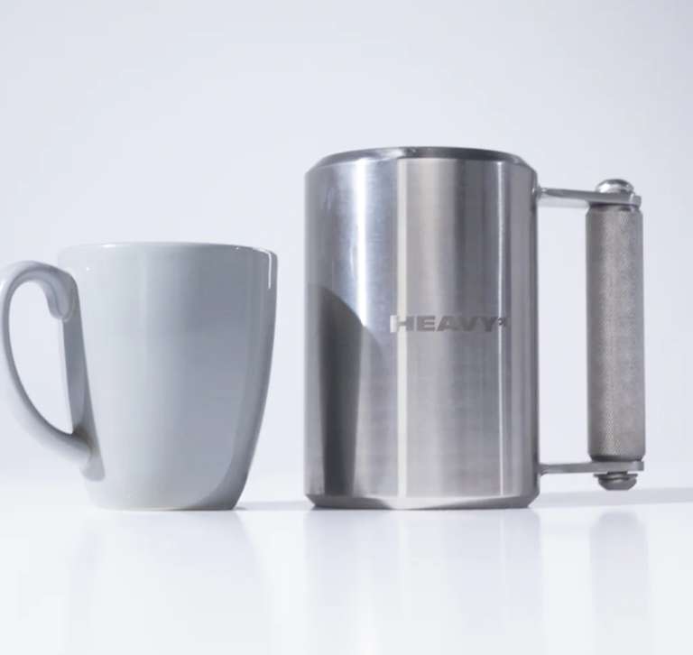 The Heavy Cup - for those times when you need curls with your coffee ...