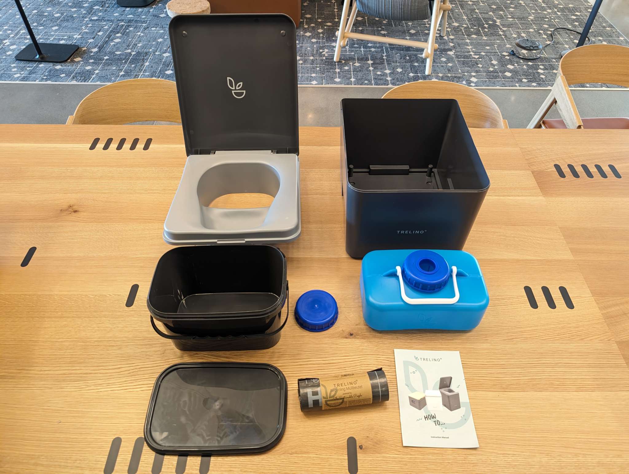 Trelino Evo S Portable Composting Toilet review - This travel toilet is ...