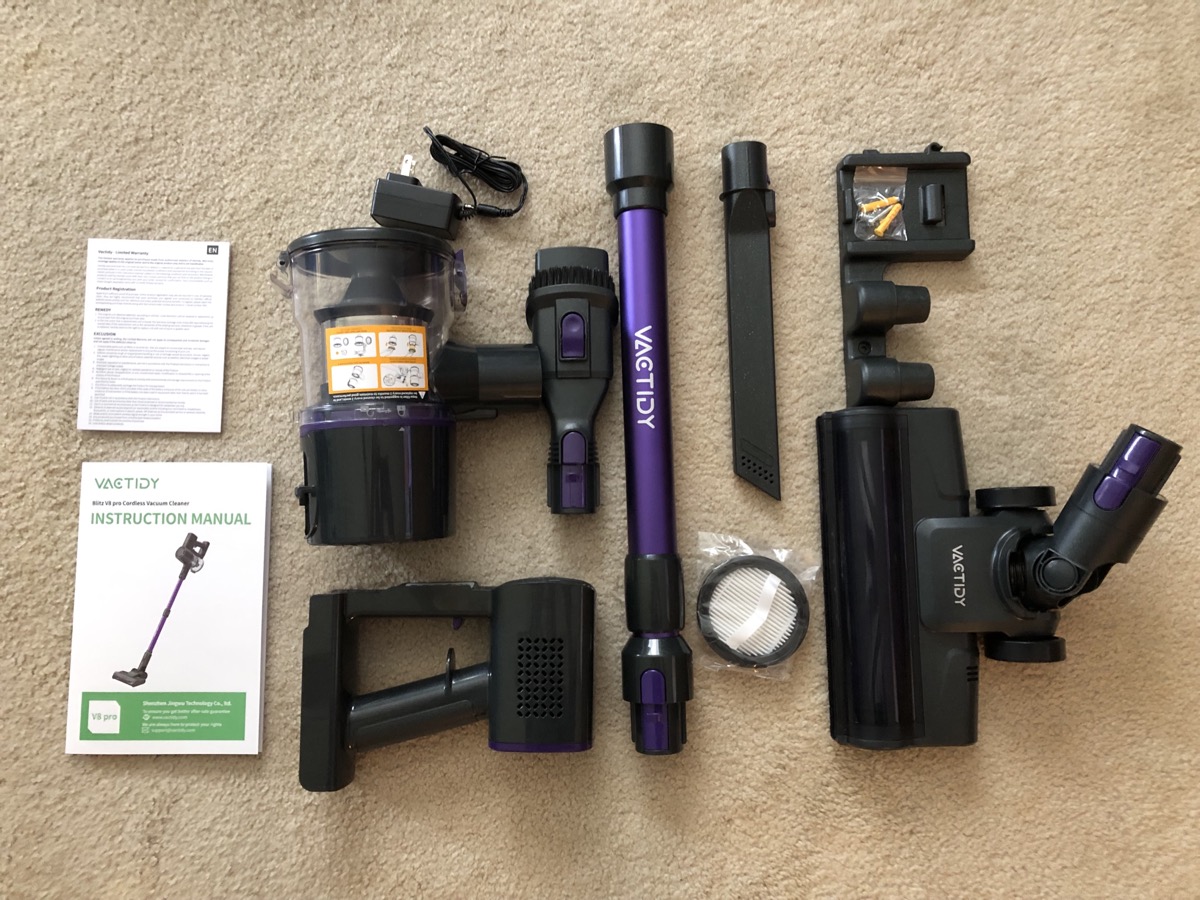 Vactidy V8 Pro vacuum review - The Gadgeteer