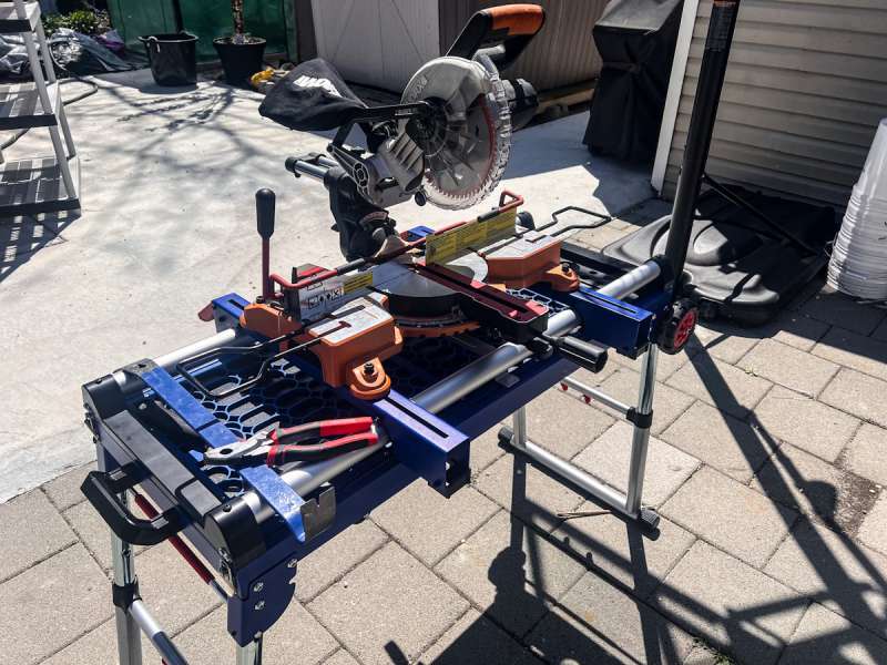 WorkPro Miter Saw Stand 5-in-1 Portable Workbench review - The Gadgeteer