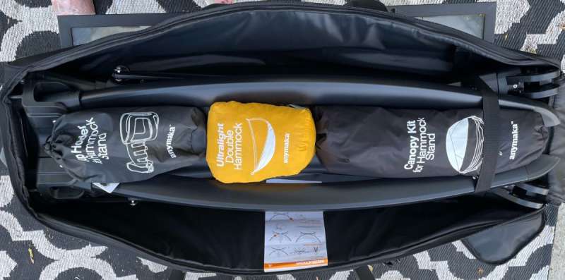 Anymaka hammock stand review - lounging made easier - The Gadgeteer