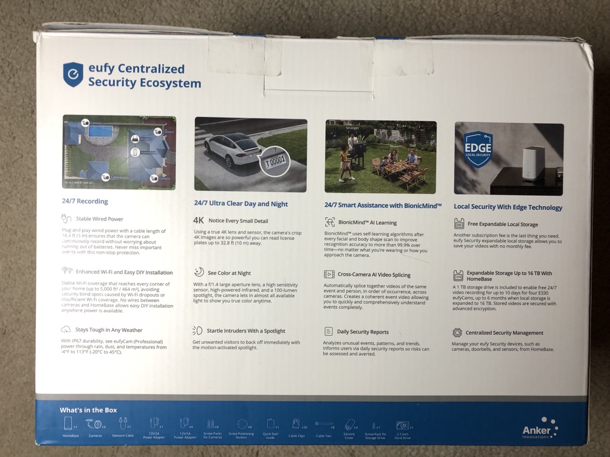 eufy eufyCam E330 (Professional) 4-Cam security camera kit review - The ...