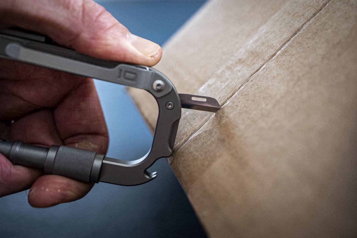 This multi-tool is like a Swiss Army knife and a carabiner had a baby ...