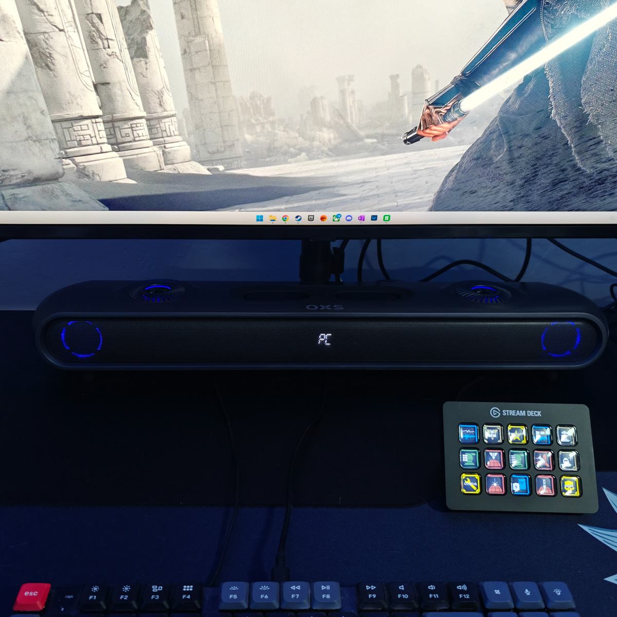 OXS Thunder Pro Gaming Soundbar review - a nice upgrade over built in ...