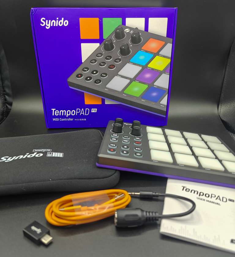 Synido TempoPAD P16 Portable Beat Pad review - a great little beat pad ...