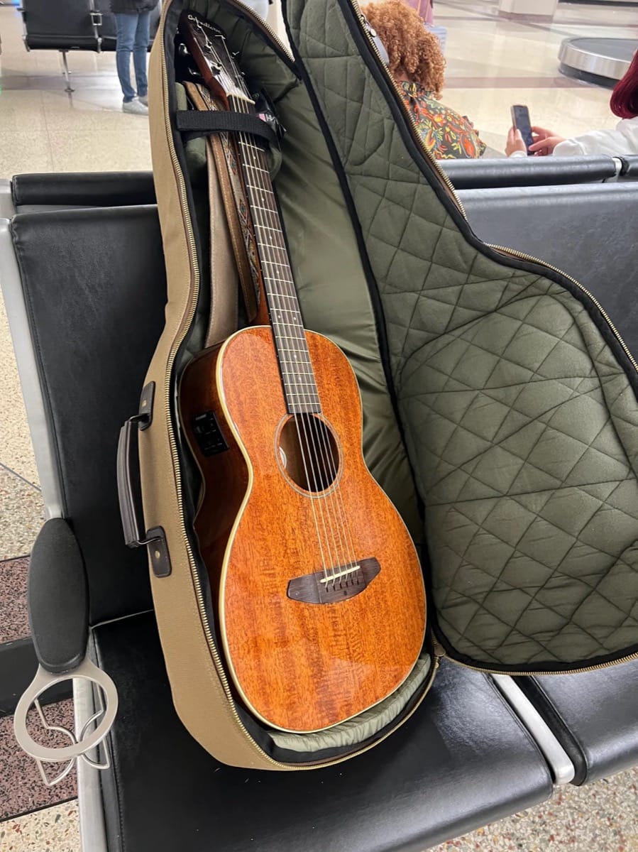 This heirloom quality guitar bag looks incredible - The Gadgeteer