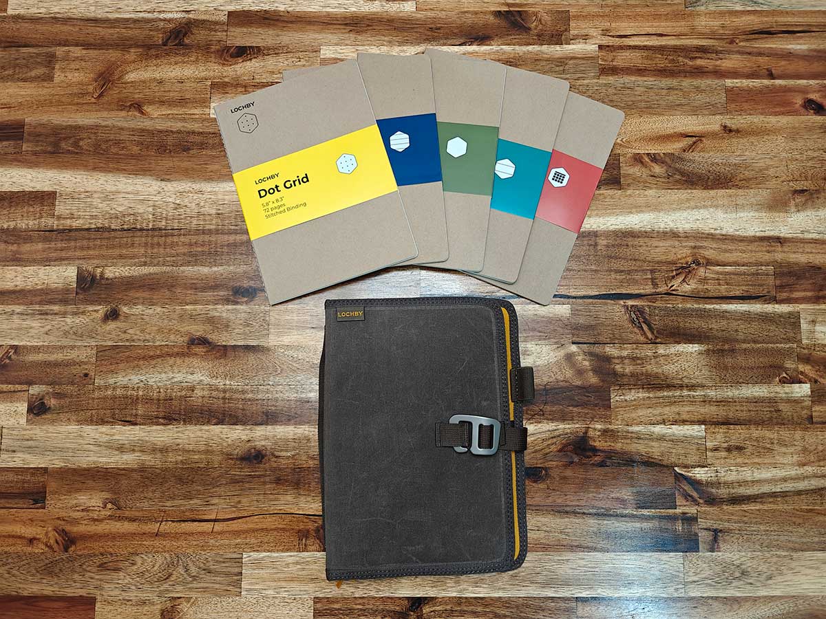 LOCHBY Field Journal review - An A5 sized wax-canvas notebook cover ...