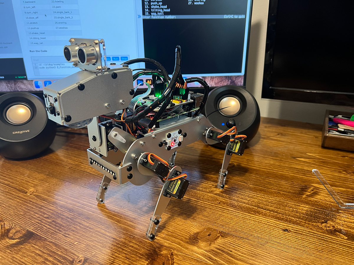 SunFounder PiDog Robot Dog Kit for Raspberry Pi review - a cute, lively puppy dog with no mess ...