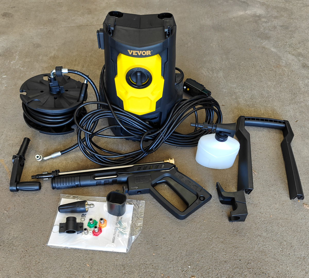 VEVOR Electric Pressure Washer review - a great all-rounder power ...