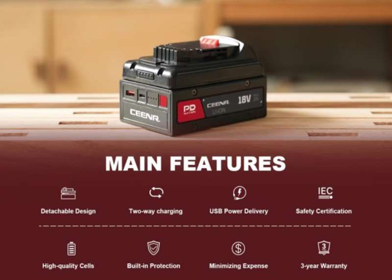 CEENR Universal Power Tool Battery review - The one battery system for ...