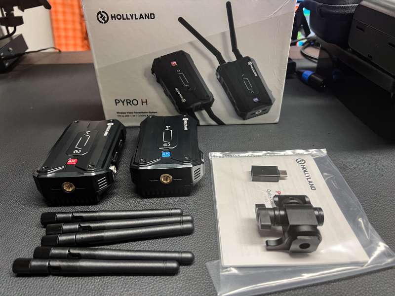 Hollyland Pyro H video transmitter/receiver review - The Gadgeteer