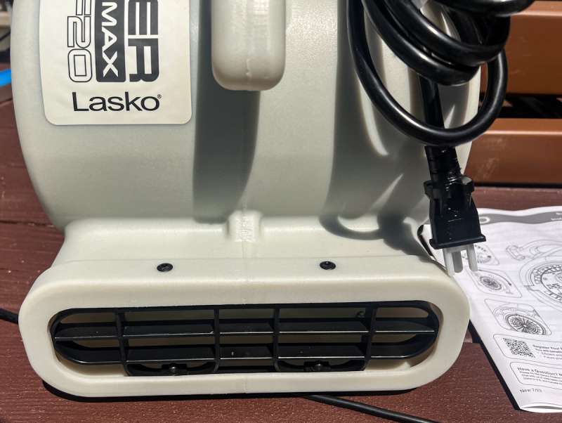 Lasko Super Fan Max Multi-Purpose Compact Air Mover review - The Gadgeteer
