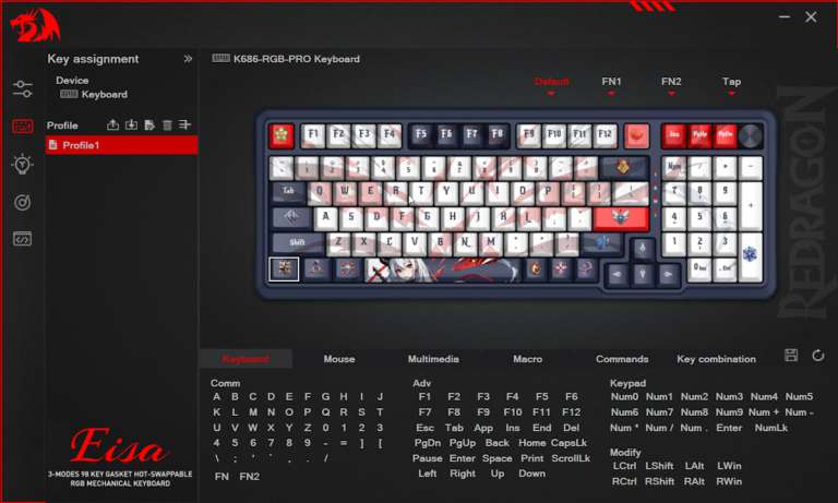 Redragon EISA K686 PRO SE Keyboard review - The Gadgeteer