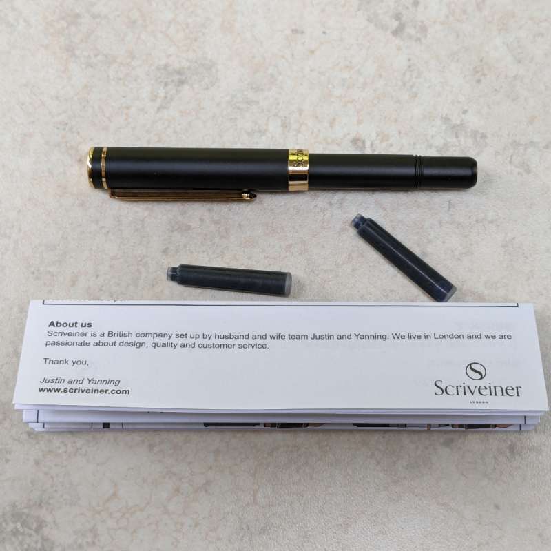 Scriveiner EDC Fountain Pen review - Short, but big-sized performance ...