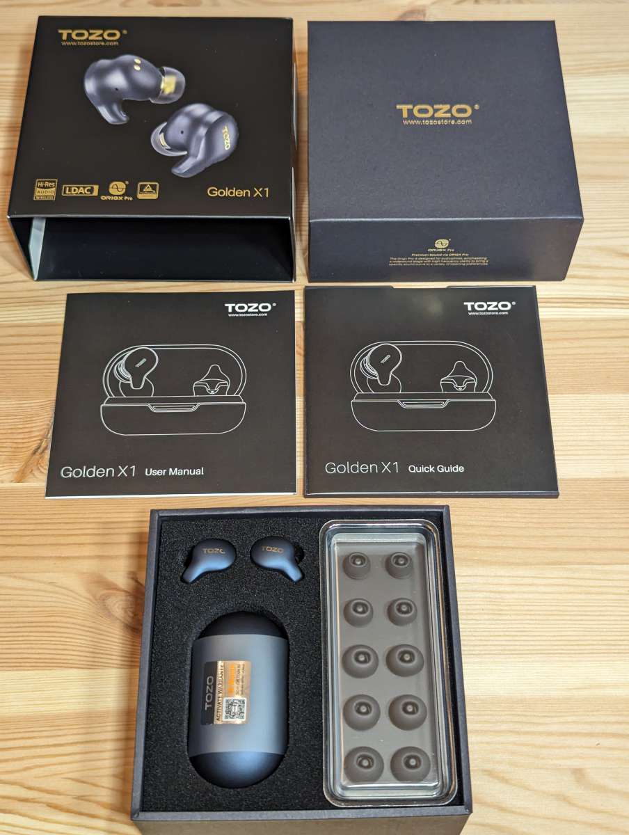 Tozo Golden X1 Earbuds review - premium performance - The Gadgeteer