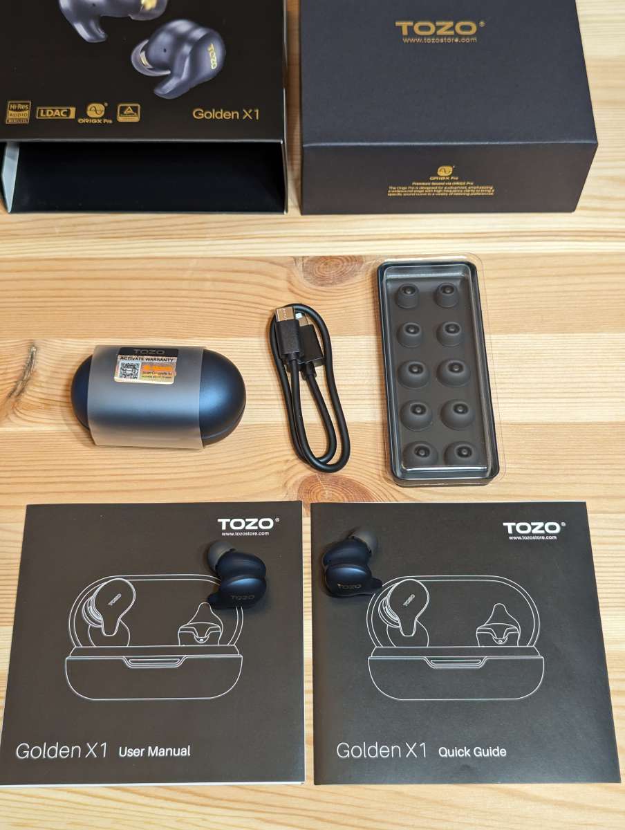 Tozo Golden X1 Earbuds review - premium performance - The Gadgeteer