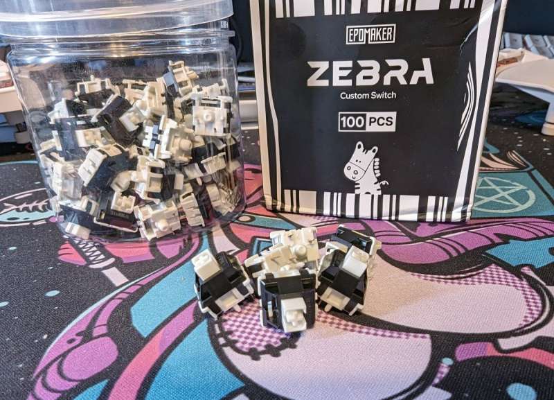 Epomaker Zebra switch set review - a viable, inexpensive switch for ...
