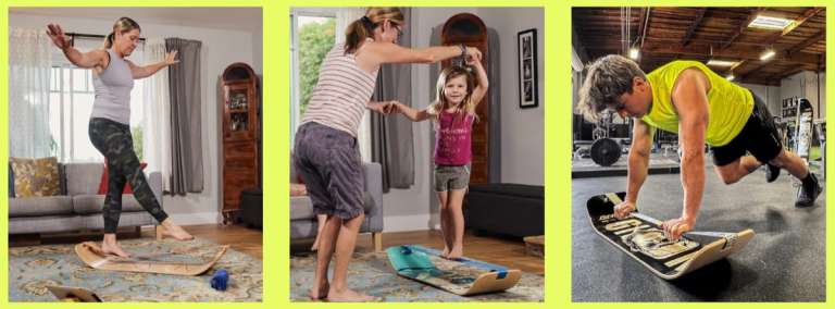 The GiBoard is designed to improve balance and prevent falls for people ...