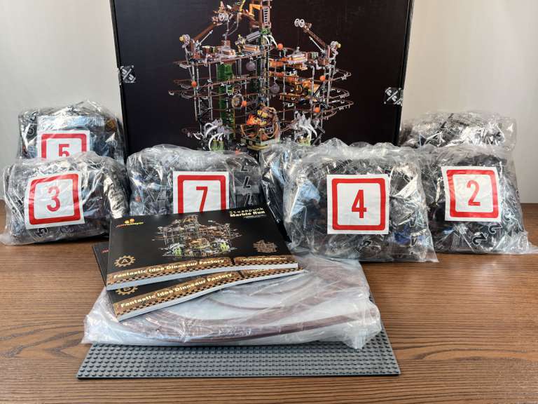 JMBricklayer Steampunk Marble Run review - The most ambitious set ever ...