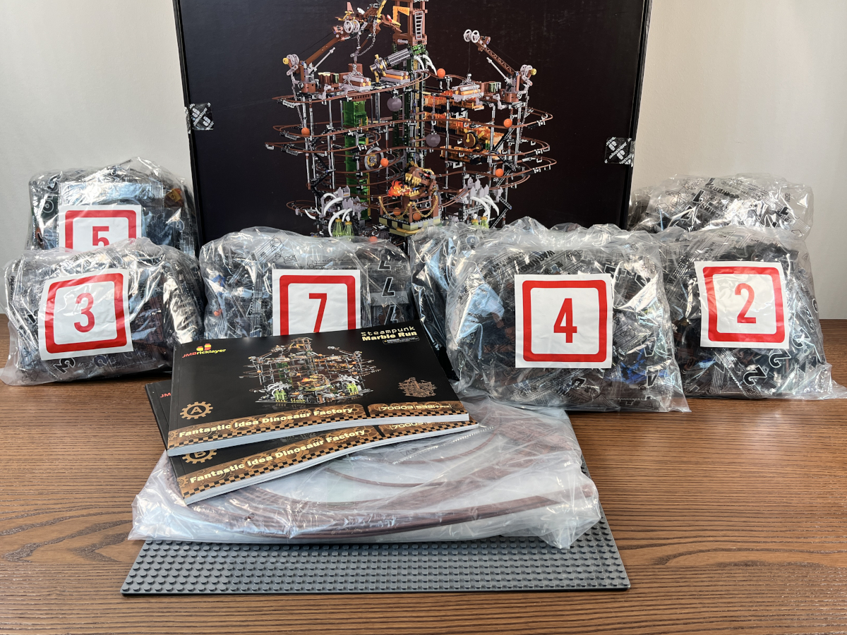 JMBricklayer Steampunk Marble Run review - The most ambitious set ever ...