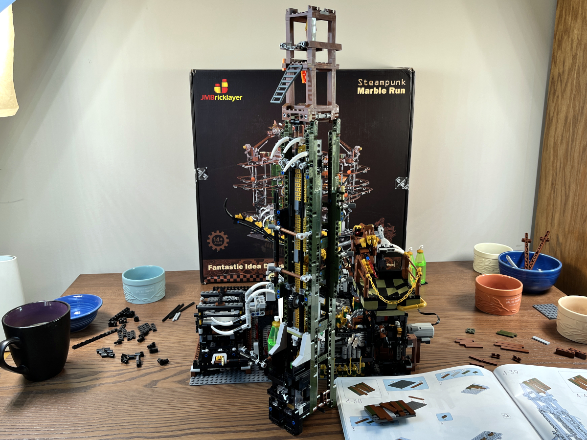 JMBricklayer Steampunk Marble Run review - The most ambitious set ever ...