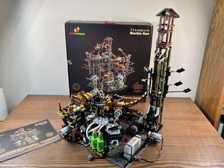JMBricklayer Steampunk Marble Run review - The most ambitious set ever ...