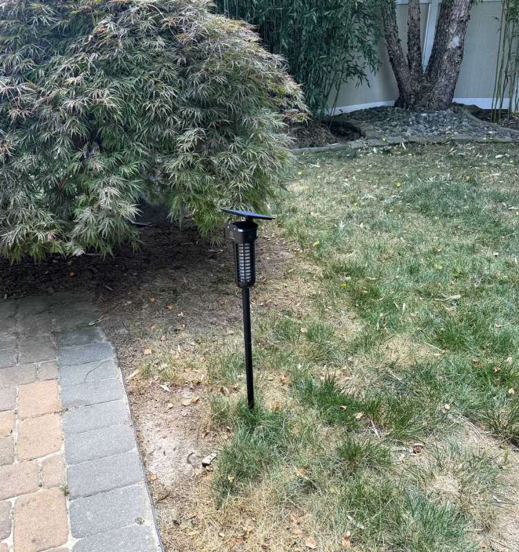 PestSniper Solar Bug Zapper review - charges by day and zaps bugs by ...