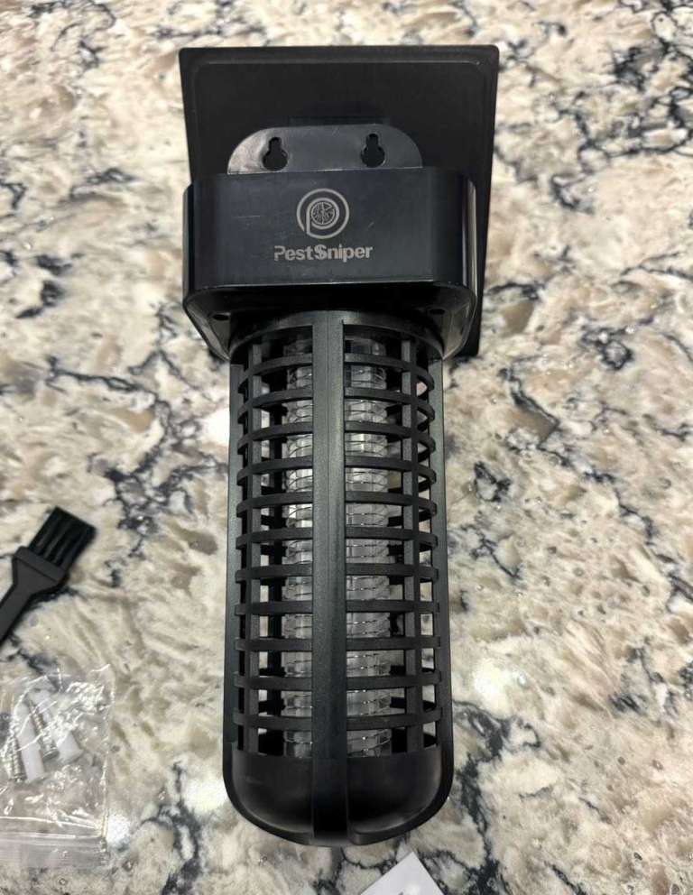 PestSniper Solar Bug Zapper review - charges by day and zaps bugs by ...