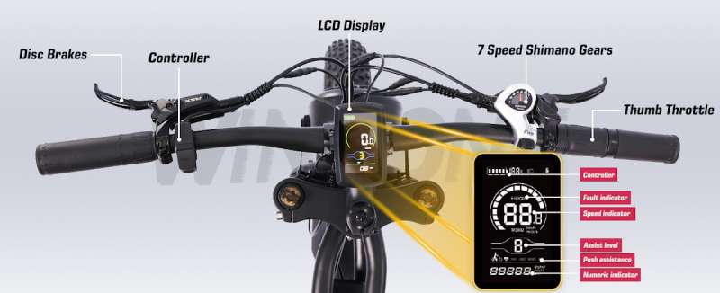 Windone E2 fat tire e-Bike review - The Gadgeteer