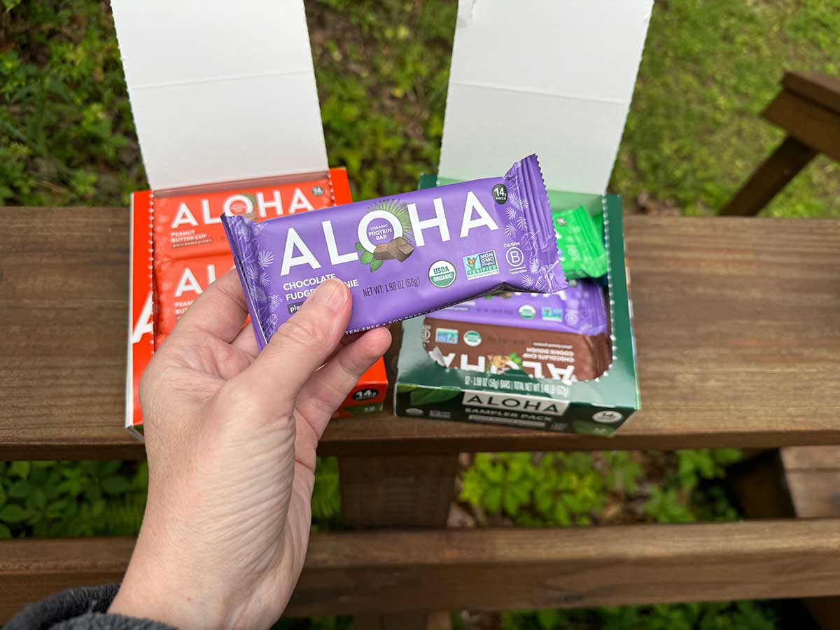 ALOHA organic plant based protein bars and protein power review - The ...