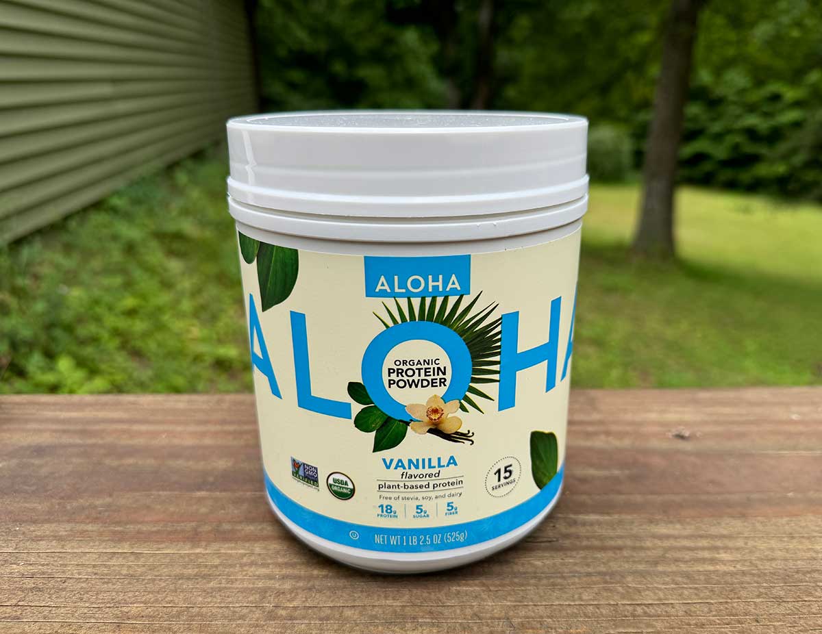 ALOHA organic plant based protein bars and protein power review - The ...