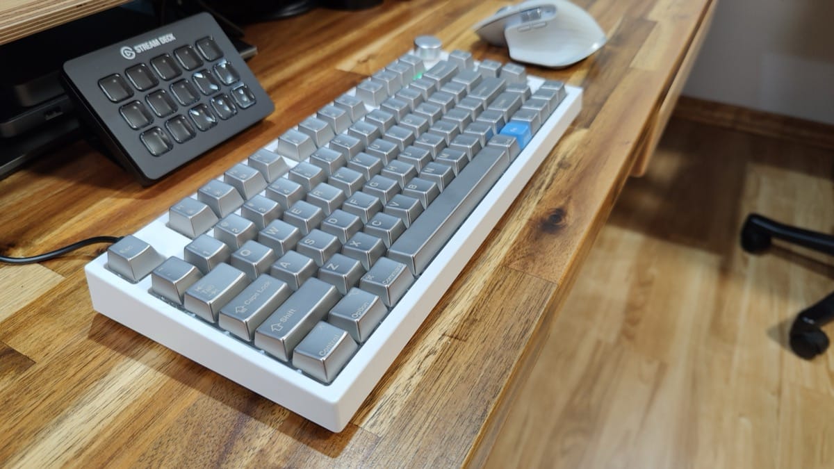 Awekeys Hello Silver full metal keycaps set review - key cap set for ...
