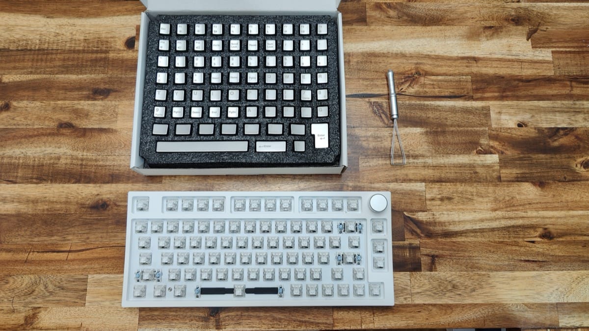 Awekeys Hello Silver full metal keycaps set review - key cap set for ...