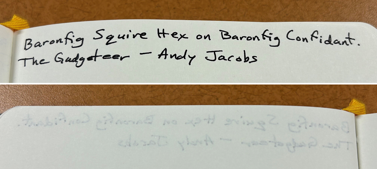 Baronfig Squire Hex Rollerball Pen review - The Gadgeteer