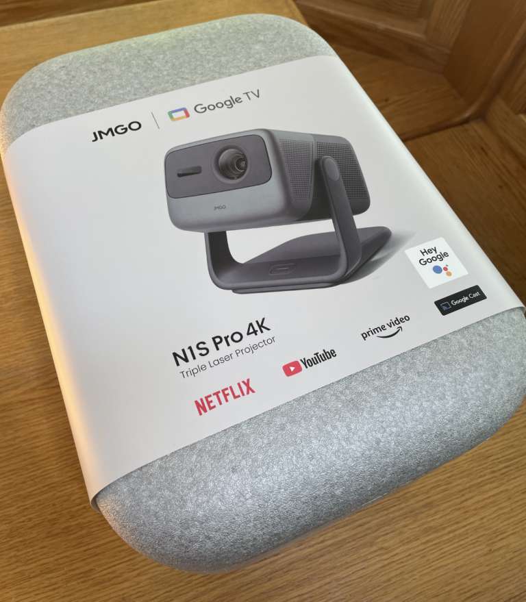 JMGO N1S Pro 4K Tri-Color Laser Projector review – Stunning image quality and built-in Netflix ...