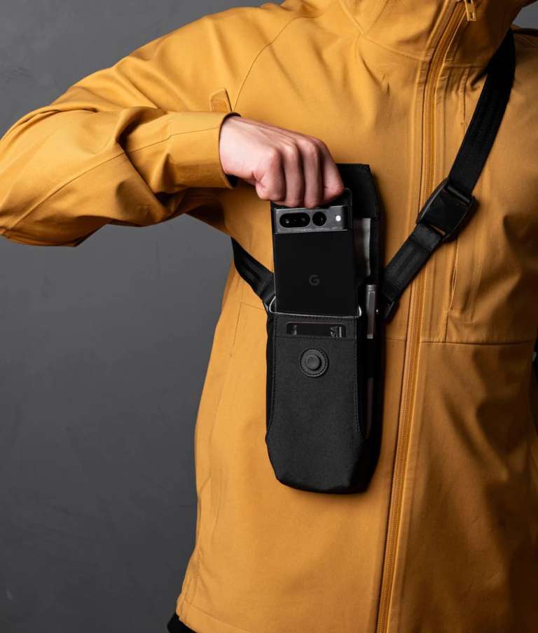 Here's a minimalist sling bag for your phone, credit cards, and more ...