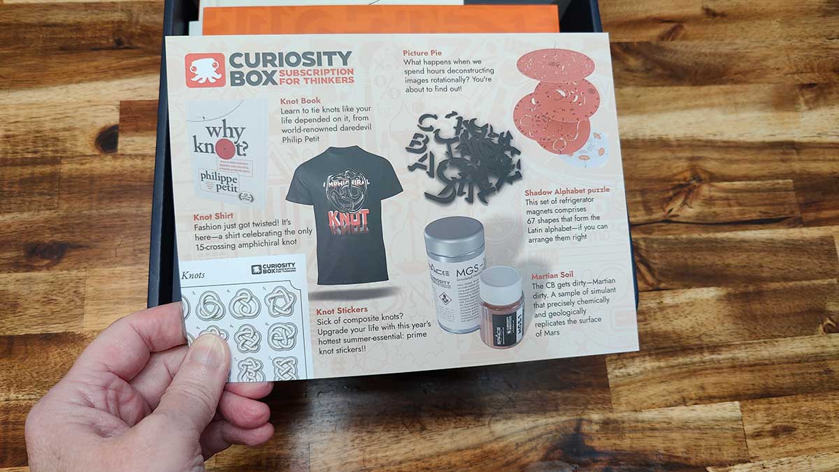 Curiosity Box review - A fun subscription box for thinkers, geeks, and ...