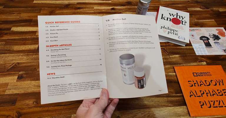 Curiosity Box review - A fun subscription box for thinkers, geeks, and ...