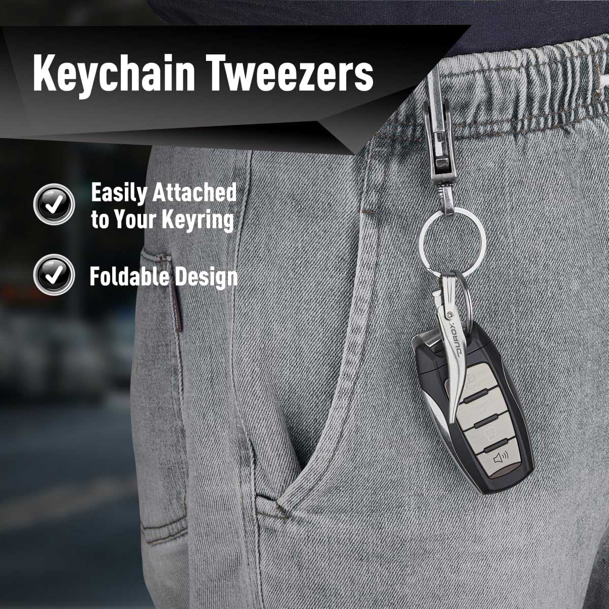 Small EDC tweezers that fold like a pocket knife! - The Gadgeteer