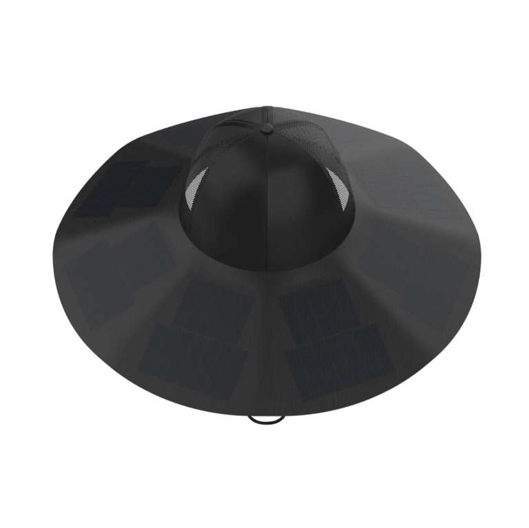 This bucket hat can charge your phone and another gadget at the same ...