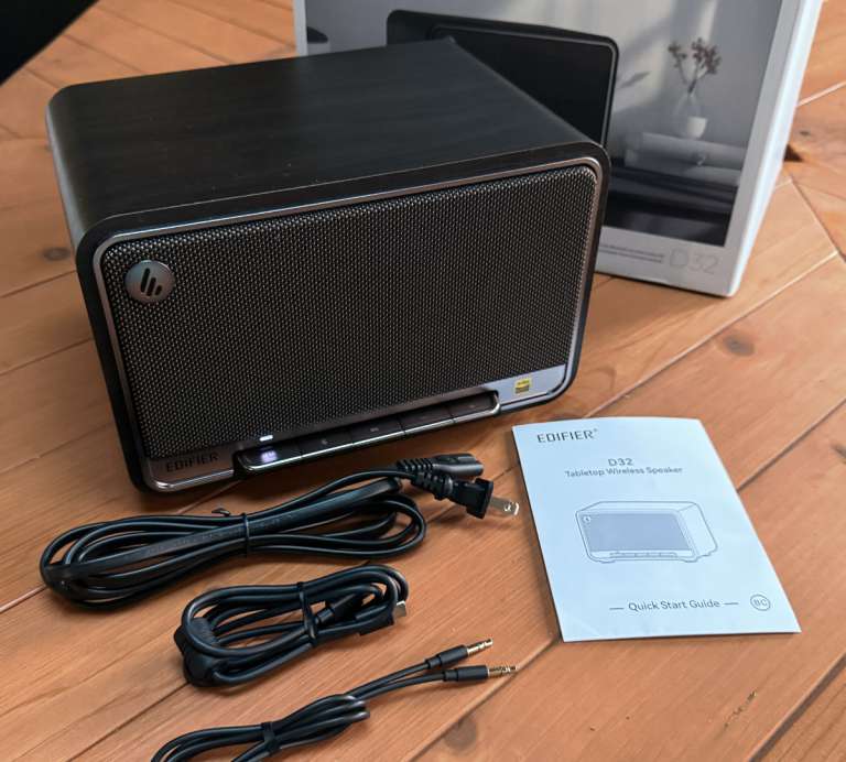 Edifier D32 Tabletop Wireless Speaker review – More retro than retro ...