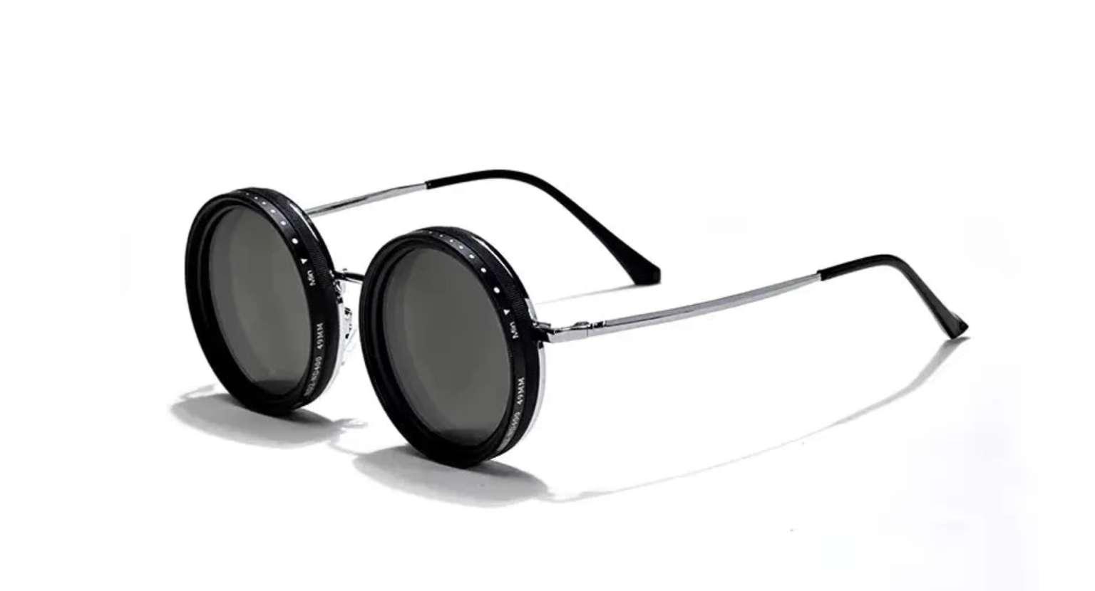 These sunglasses have ND filters that let you dial down the brightness ...