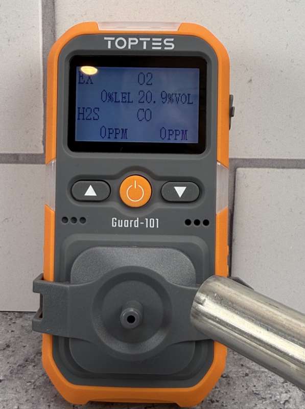 TOPTES Guard-101 4 gas monitor review - gas safety in your hand - The ...